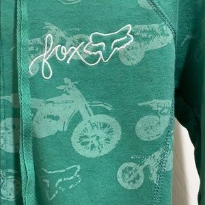 Fox | Tops | Fox Zip Up Hoody Sz M | Poshmark